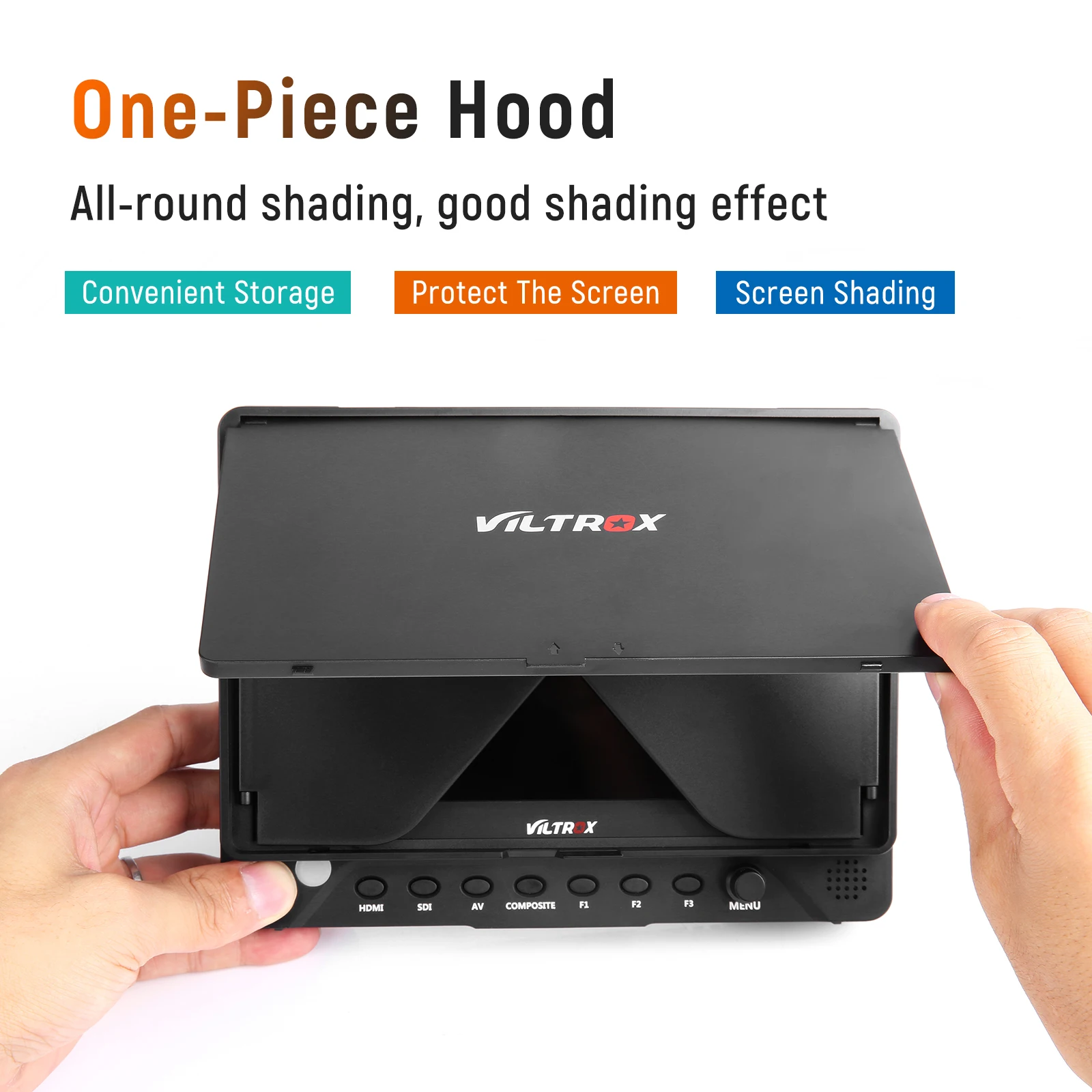 VILTROX DC-70EX 7インチ 4K HD 1024x600 HDMI/SDI/AV 入力出力 カメラ ビデオ LCD モニター ディスプレイ デジタル一眼レフカメラ用-