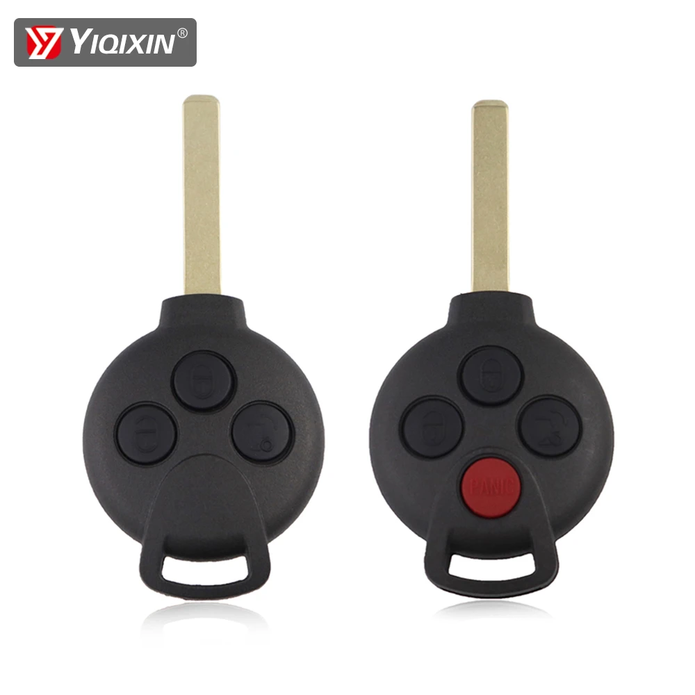 YIQIXIN For Mercedes Benz Smart Fortwo 451 Remote Car Key Shell Cover ...