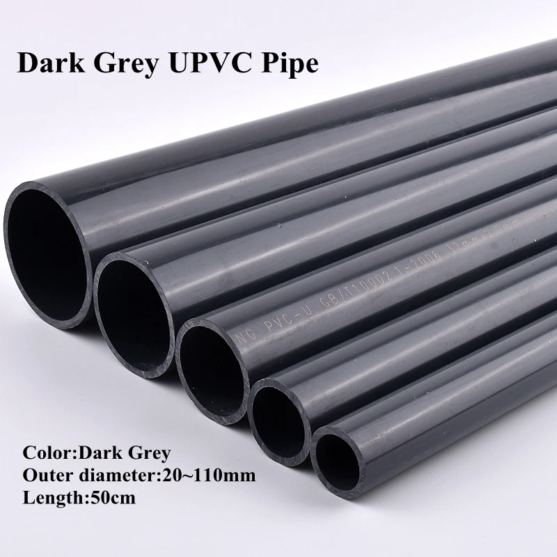 Big-Size-20-225mm-High-Quality-Dark-Grey-UPVC-Pipe-Aquarium-Fish-Tank ...