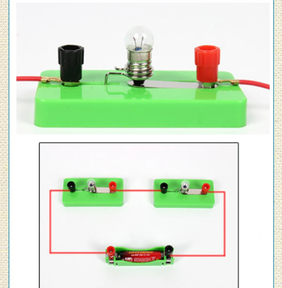 Physics Labs Basic Electricity Discovery Circuit and Magnetism Experiment Learning kits for ...