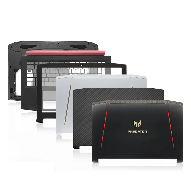 LCD Back Cover Top Shell Bottom Case Backlight Keyboard Hinges For Acer ...