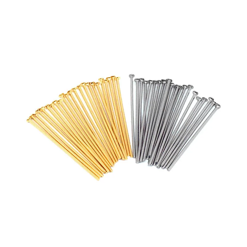 100pcs-Stainless-Steel-Rod-Flat-Head-Pin-Steel-Tone-15m-20-25-30-40mm ...