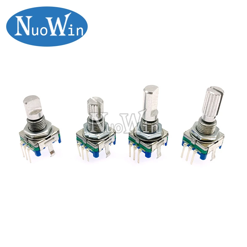 5pcs Half / Plum Axis Rotary Encoder Handle Length 15mm / 20mm Code Switch Ec11 Digital ...