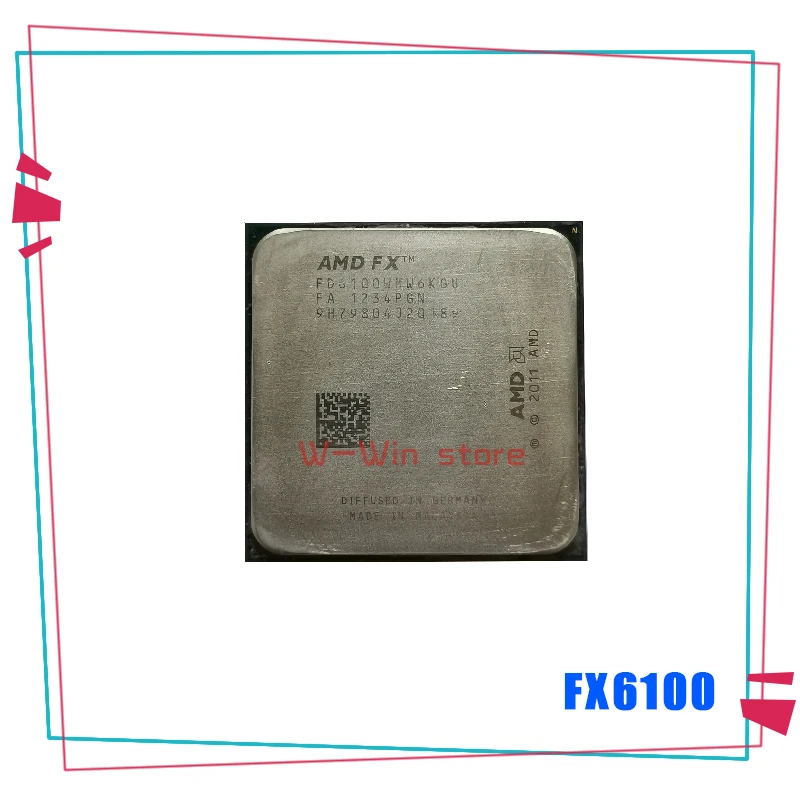 AMD FX Series FX 6100 FX 6100 FX6100 3.3 GHz Six Core CPU Processor ...