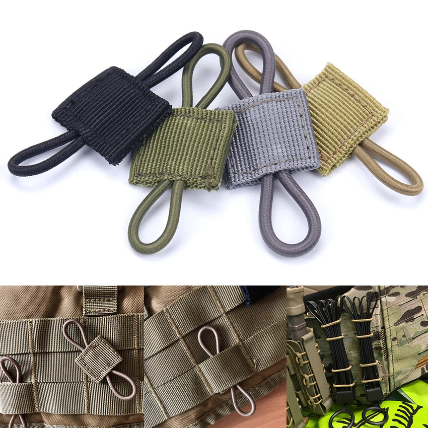 1PC-Tactical-Elastic-Ribbon-Buckle-Tactical-Binding-Retainer-Outdoor ...