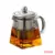 Heat Resistant Glass Teapot With Stainless Steel Infuser Heated ...
