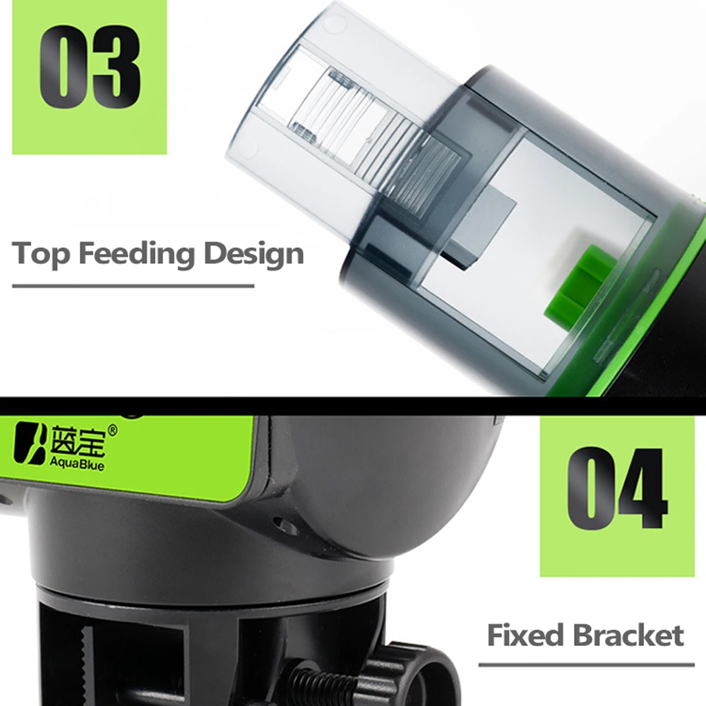 Intelligent Automatic Fish Feeder Aquarium Fish Bowl Electrical Timer ...