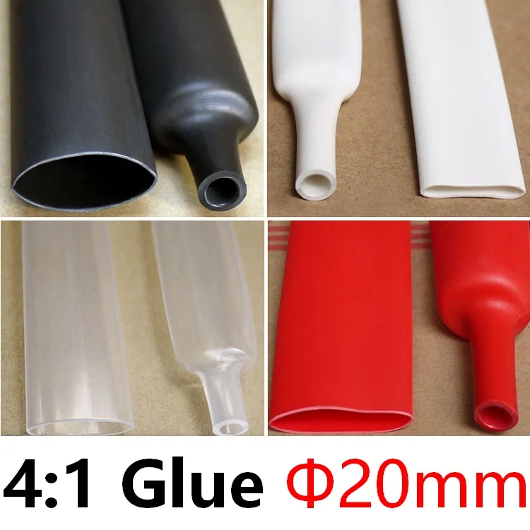 Diameter-20mm-Heat-Shrink-Tube-4-1-Ratio-Dual-Wall-Thick-Glue ...