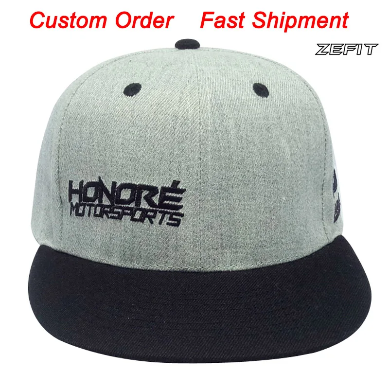 Diy Logo Text Custom Combination Two Tones Hat Mixed Colors Customize ...