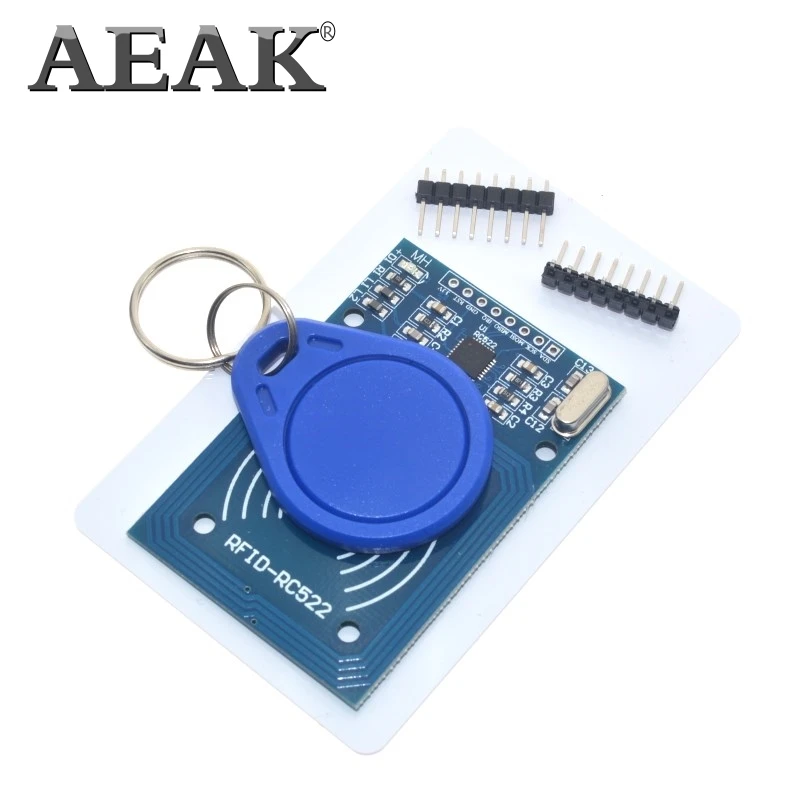 AEAK RFID 모듈 RC522 키트 S50 13.56 Mhz 6cm 태그 포함 SPI arduino uno 2560 용 쓰기 ...