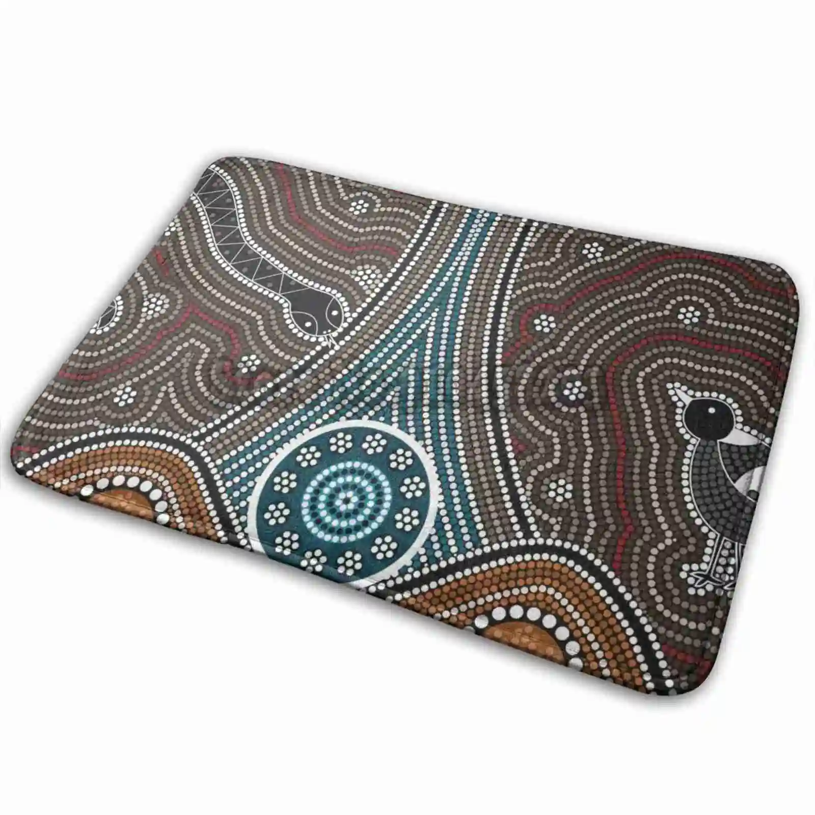 Fierce Snake And Magpie Non Slip Bathroom Carpet Mat Kitchen Rug Decor ...