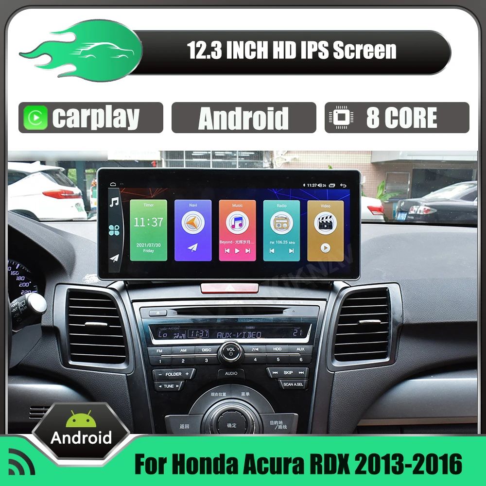Android Car Radio For Honda Acura Rdx 2013 2014 2015 2016 Car Touch Screen Gps Navigation ...