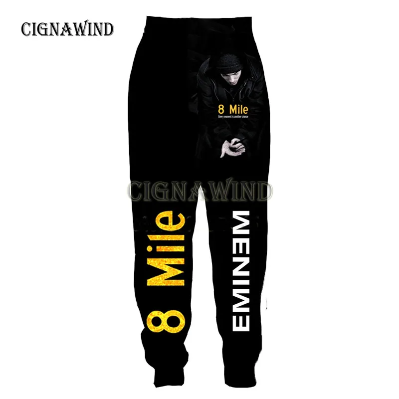 New-popular-hip-hop-Rapper-Eminem-8-Mile-pant-men-women-3D-print-pants ...