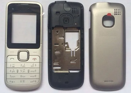 Full Housing Cover Case With Keypad Keyboard For Nokia C1-01 C1 01 With ...