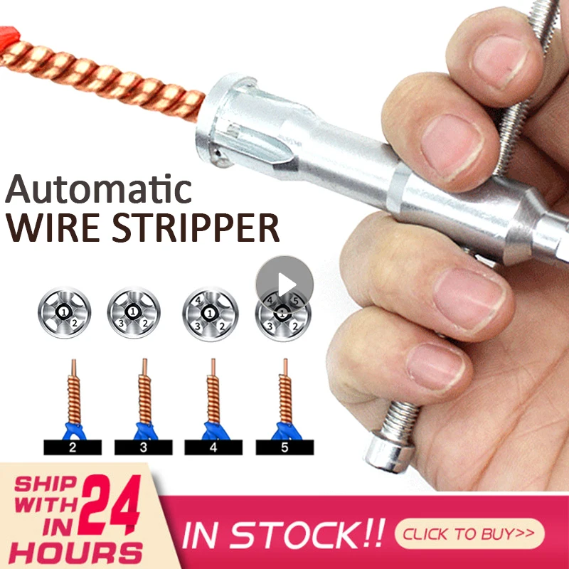 Automatic Cable Peeling Tool Wire Stripper Twisted Wire Tool Cable ...