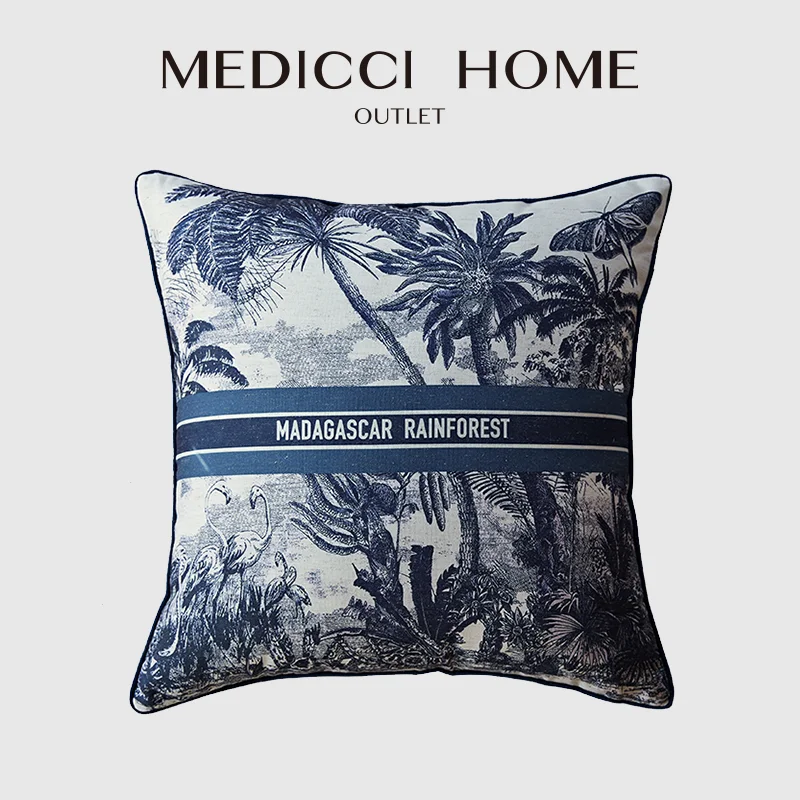 Medicci-Home-Madagascar-Rainforest-Cushion-Cover-Toile-De-Jouy-Style ...