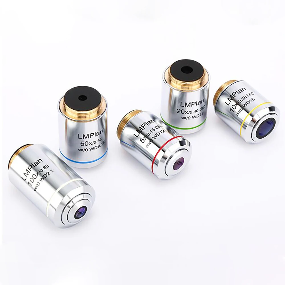 Metallurgical microscope infinity plan long working distance objective ...
