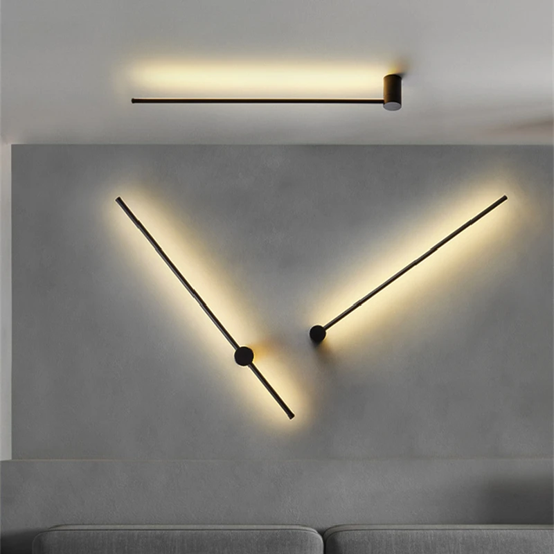 Nordic Led Wall Lamp For Living Room Bedroom Bedside Bar Modern ...