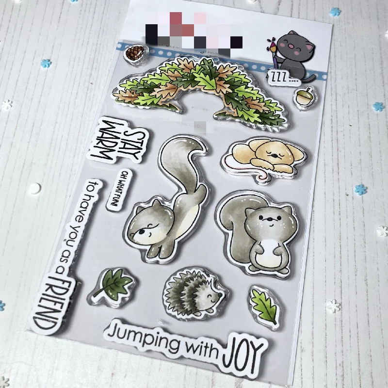 Jumping With Joy Stamp and Die Transparent Clear Silicone Stamp Seal ...