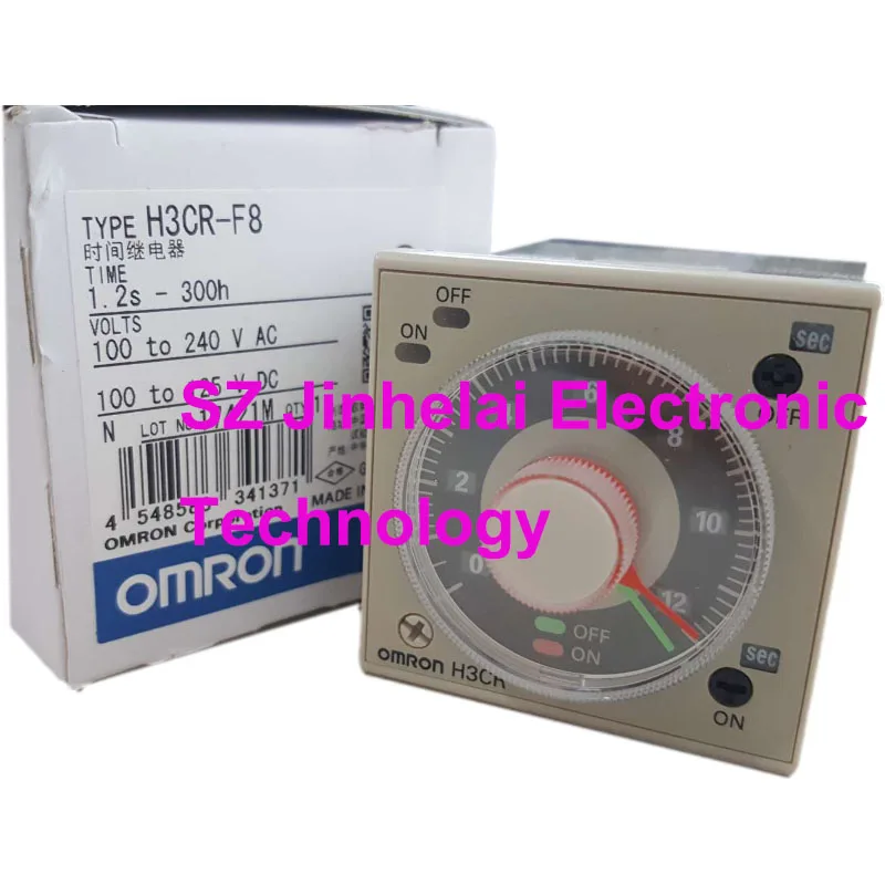 New-and-Original-H3CR-F8-OMRON-TIME-RELAY-Solid-state-timer-100-240VAC ...