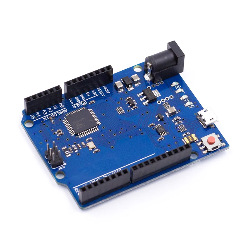 Carte de développement Leonardo R3 microcontrôleur Atmega32u4 avec câble USB Compatible pour Kit ...