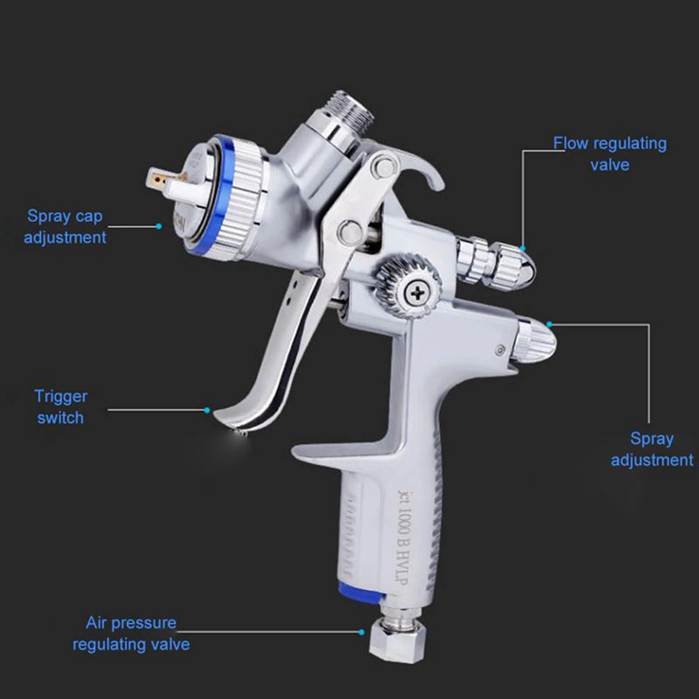 1.3mm Mini Adjustable Pneumatic Spray Gun High Atomization Paint Spray ...