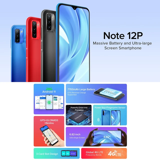 Ulefone Note 12 Ficha Tecnica, Características PhonesData, 40% OFF