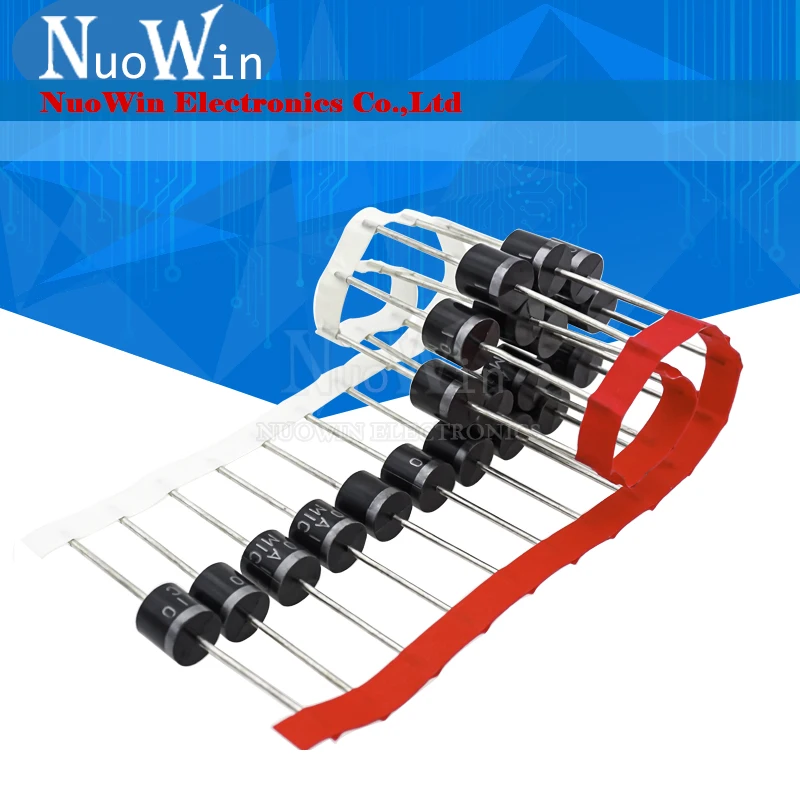 20pcs 10A10 10.0 AMP SILICON RECTIFIERS Rectifier Diode 10A 1000V R-6 ...