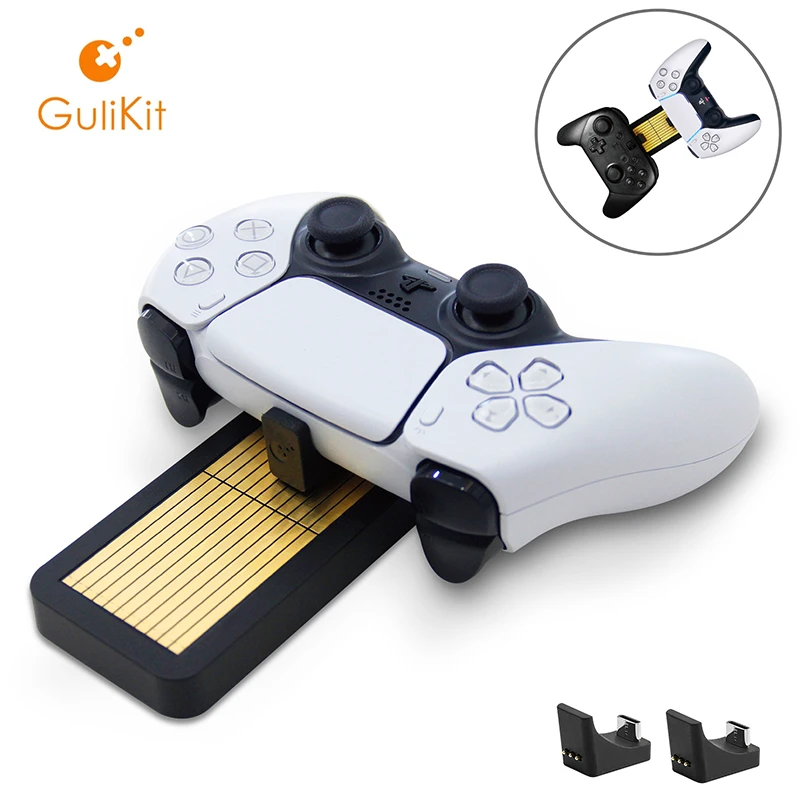GuliKit Universal Controller Charging Dock Dual Charger for PS5 PS4 ...