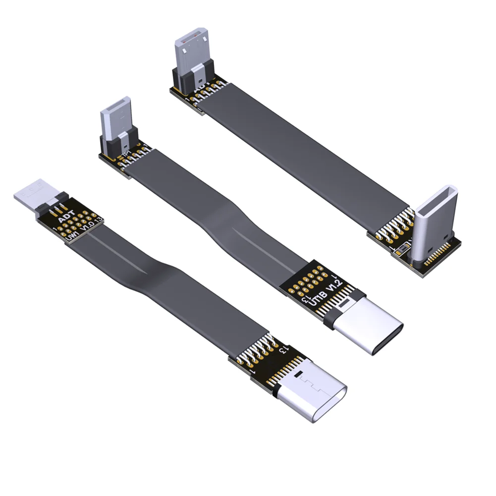FPV-Micro-USB-2-0-Type-c-90-degree-Adapter-3cm-300cm-FPC-Ribbon-Flat ...