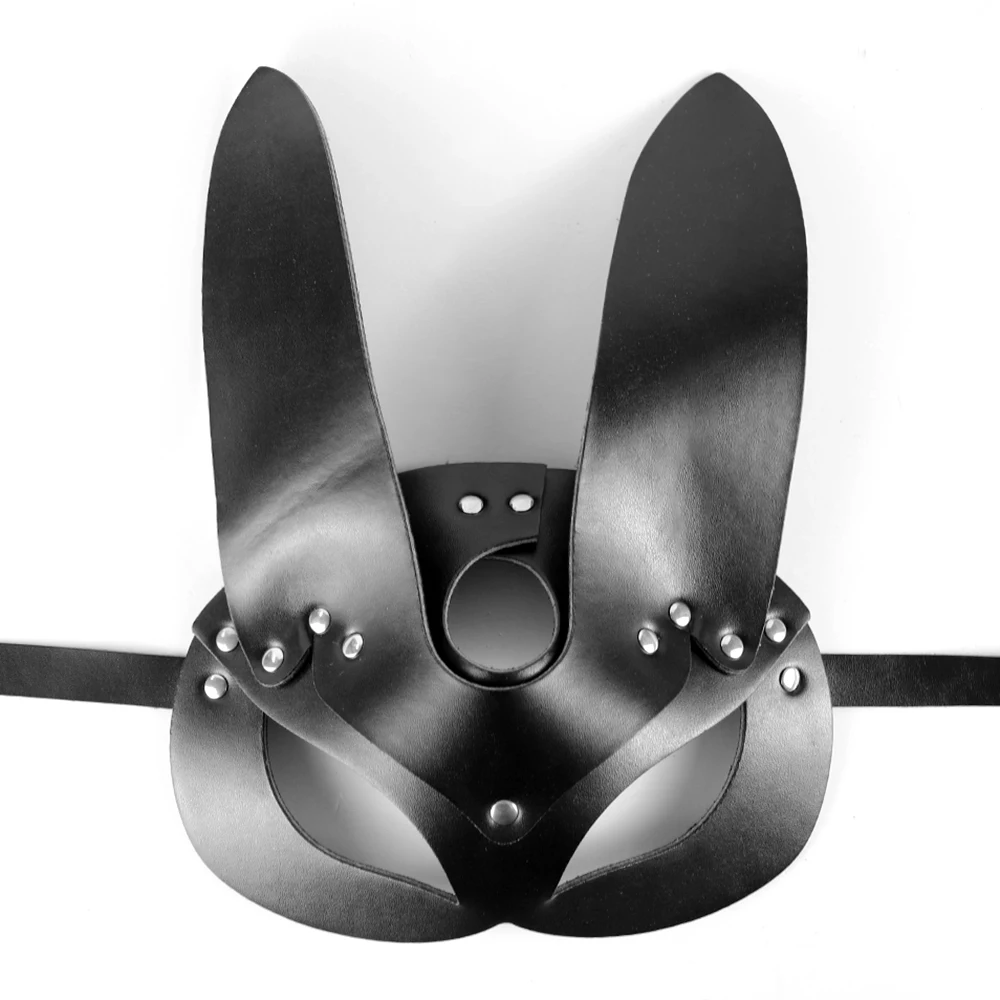 Anime Bunny Girl Travel Essential Rivet Cosplay Mask - AllCosplay.com