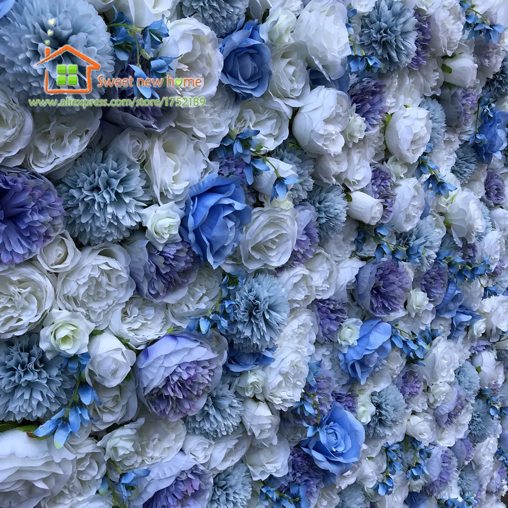 12pcs/lot Artificial Flower Wall And Table Flower Runner for Wedding ...
