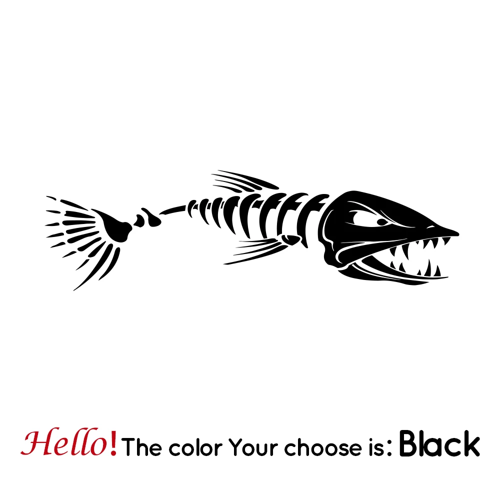 Fish Skeleton Decal