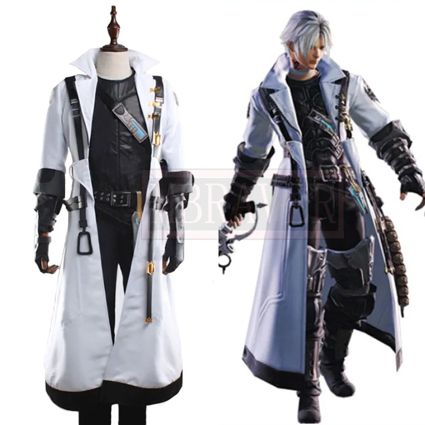 Final Fantasy XIV FF14 Thancred Waters Cosplay Costume Party Christmas ...