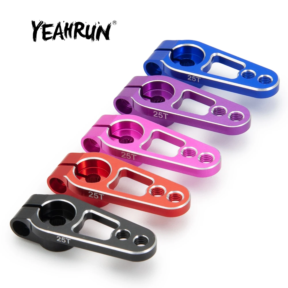 YEAHRUN-Aluminum-25T-Steering-Servo-Horn-Arms-Spline-M3-Clamp-for ...