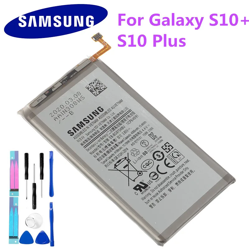 Original-Battery-EB-BG975ABU-For-Samsung-Galaxy-S10-Plus-S10-SM-G975F ...