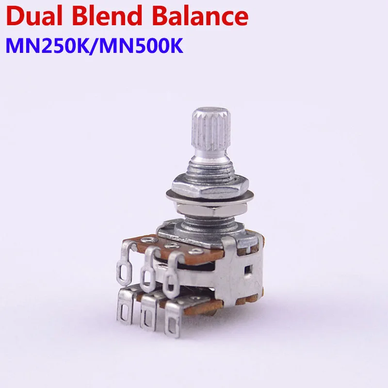 【Made in Korea】1 Piece MN250K/MN500K Dual Blend Balance Potentiometer ...