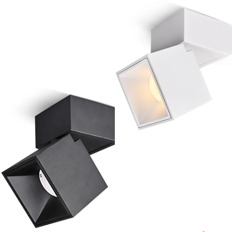 LED square ceiling light surface mounted spotlight downlight 9W/12W ...