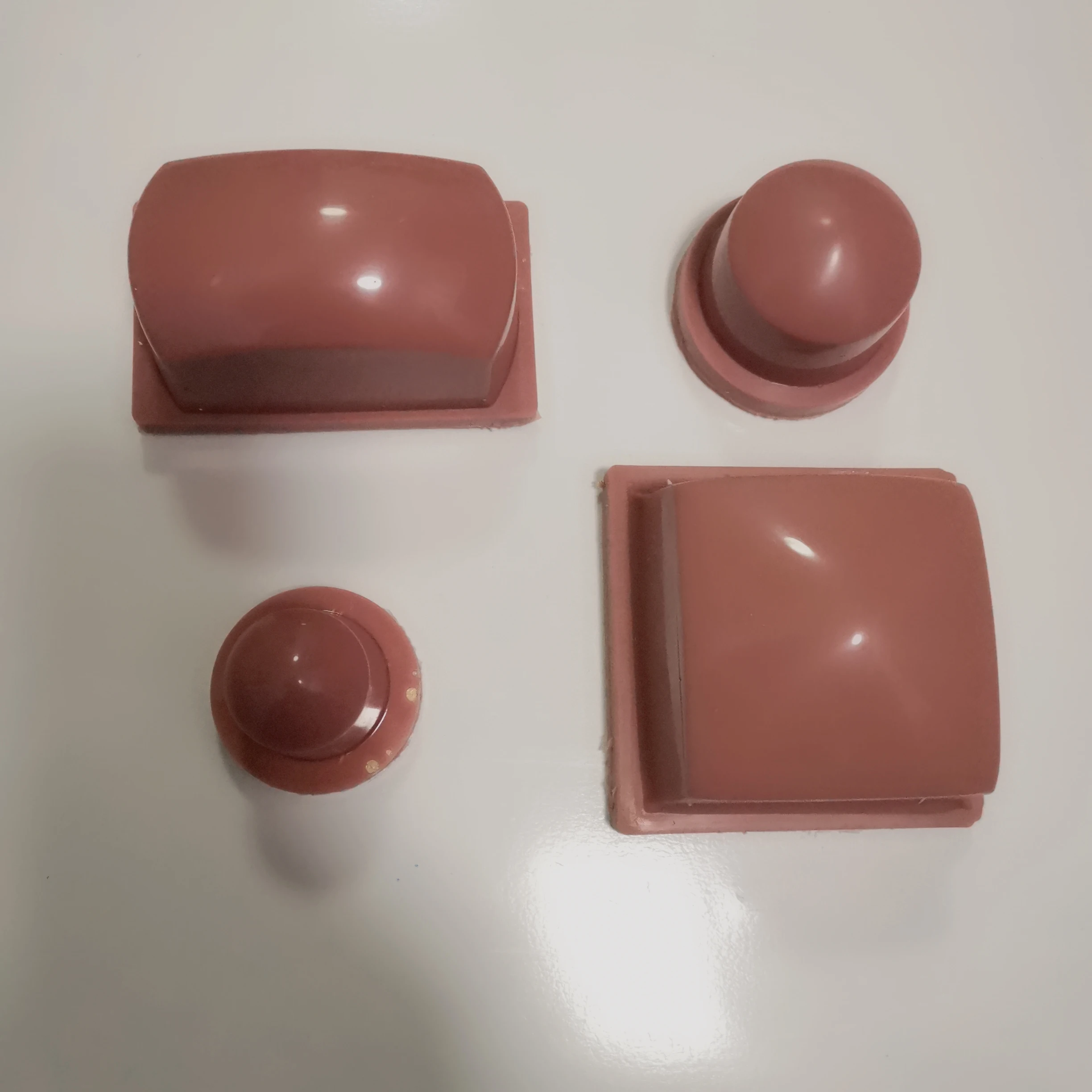 4 Pieces Silicone Material Pad Printing Rubber Head Good Quality ...