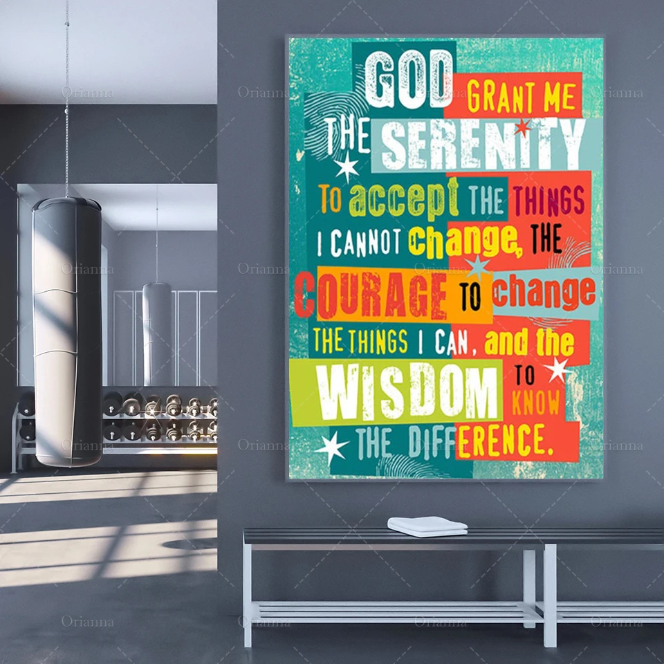 Serenity Prayer Wall Art