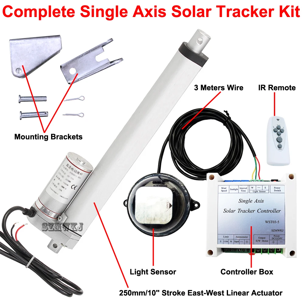 DHL Shipping Complete 1KW Sunlight Track Solar Tracker Electronic ...
