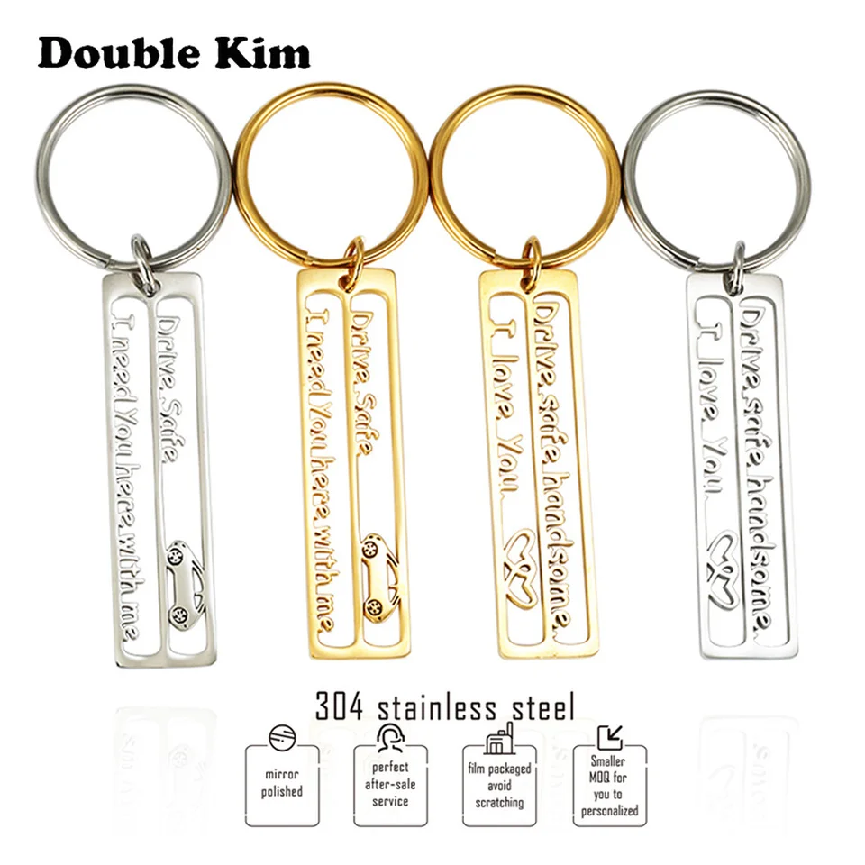 Creative Car KeyChain Personality Small Chic Keyring Gold Color ...