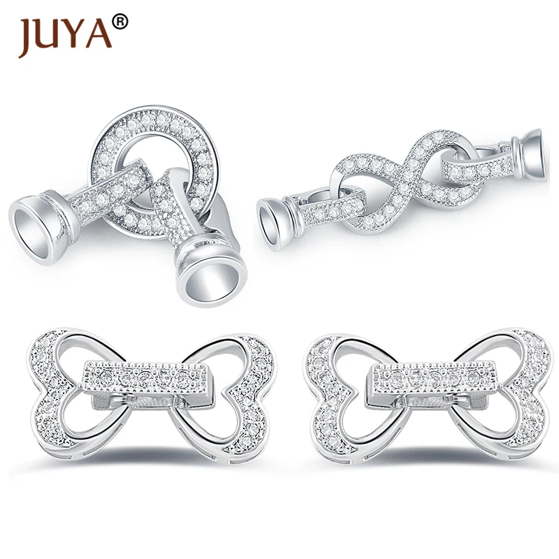Clasps For Jewelry Making Fastening Accessories Copper Cubic Zirconia ...