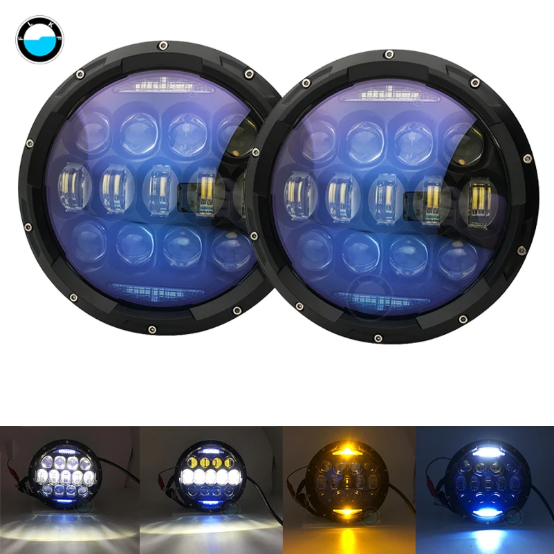 7inch-led-headliht-for-Jeep-TJ-JK-led-headlight-high-power-auto-h4-130w ...
