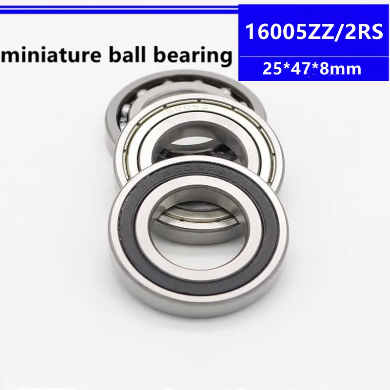 20pcs-16005ZZ-16005-2RS-16005-2Z-25-47-8-mm-shielded-thin-wall-deep ...