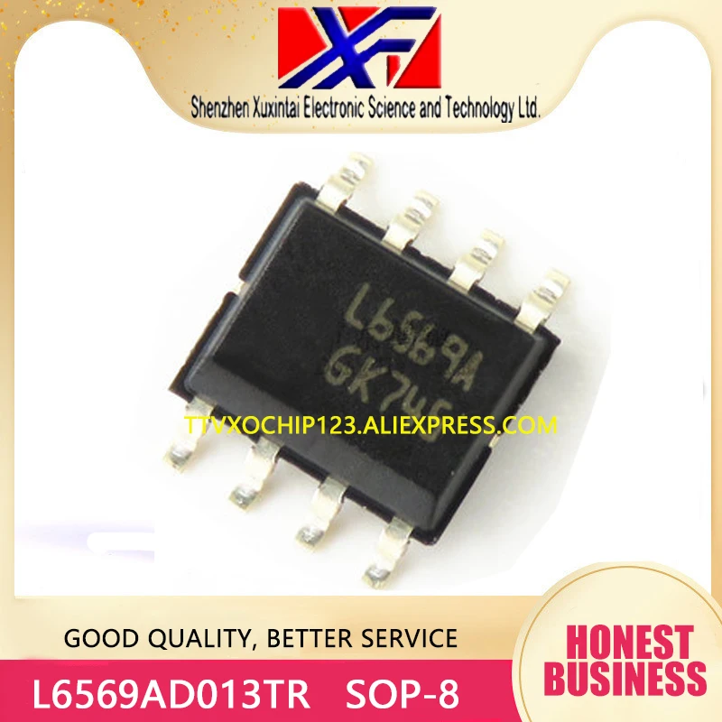 20 piezas/LotL6569AD013TR L6569 L6569AD013TR IC puerta DRVR medio ...