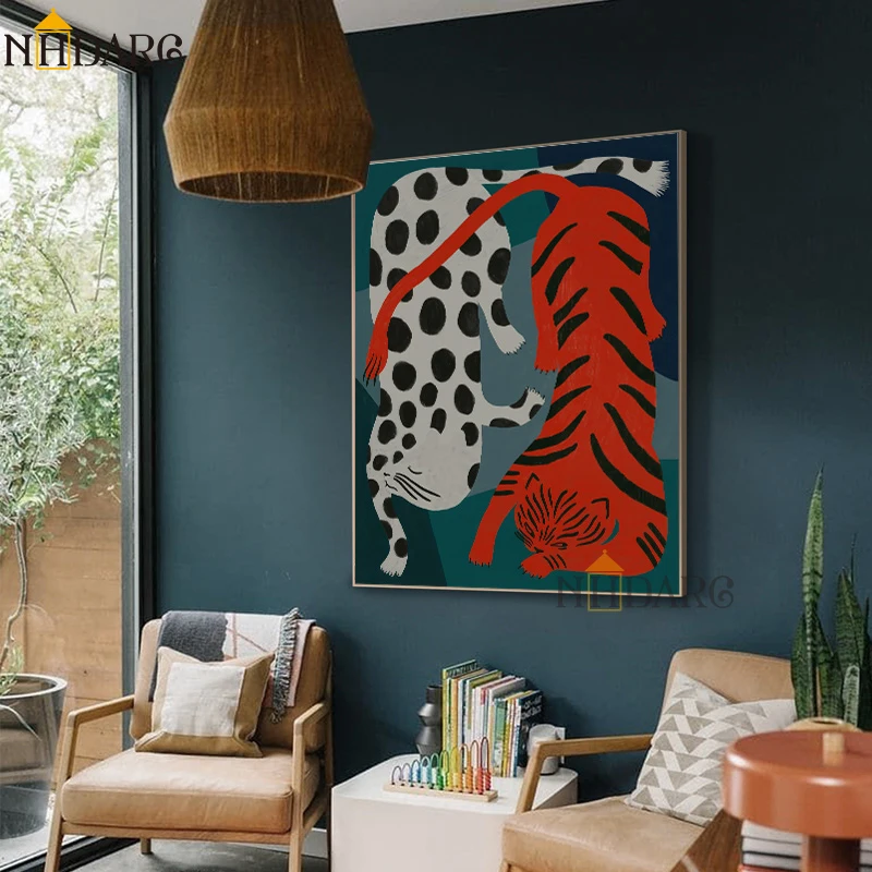 Paintings Canvas Large Cats | Big Cats Pictures Beautiful | Poster ...