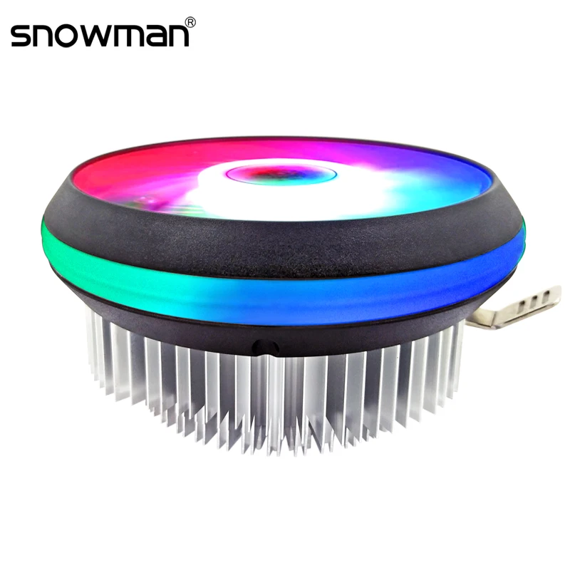 SNOWMAN CPU Cooler RGB 120mm i3 i5 CPU Heat Sink for Intel LGA 1700 775 ...