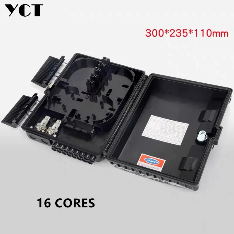 16 Cores Ftth Distribution Box Waterproof 1*16 Plc Splitter Optical ...