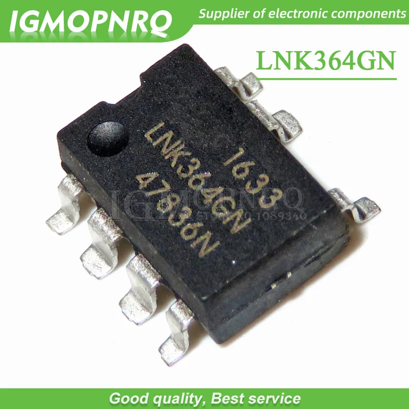 5 шт. LNK364GN лапками углублением SOP-7 IC чип управления LNK364 новые ...